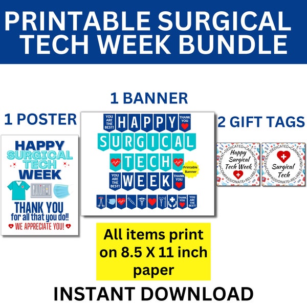 Surgical Tech Banner - Etsy