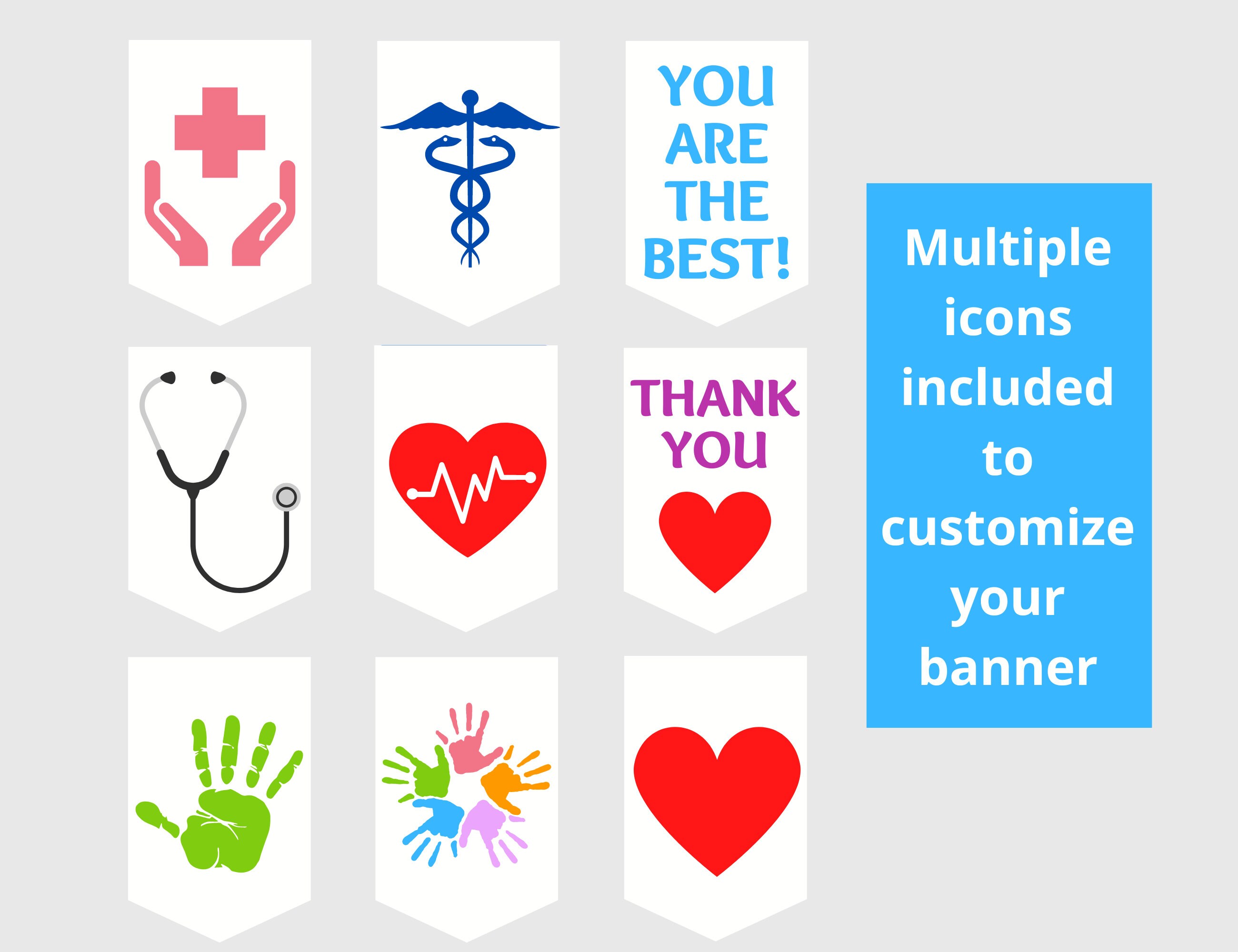 Pediatric Nurses Week Printable Banner Pediatric Nurses Week - Etsy