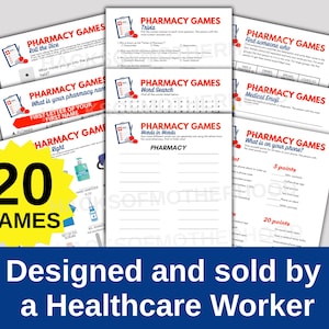 Pharmacy Game Bundle, Medical Games, Pharmacist Games, Pharmacy ...
