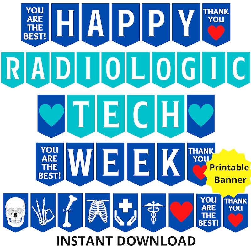 Rad Tech Week Banner - Etsy