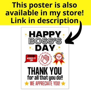 Boss's Day Printable Gift Tags, Best Boss Ever Tags, National Boss's ...