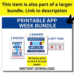 Advanced Practice Provider Week Printable Banner, Happy APP Week Banner, Physician Assistant ...