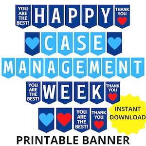 Happy Case Management Week Banner - Etsy