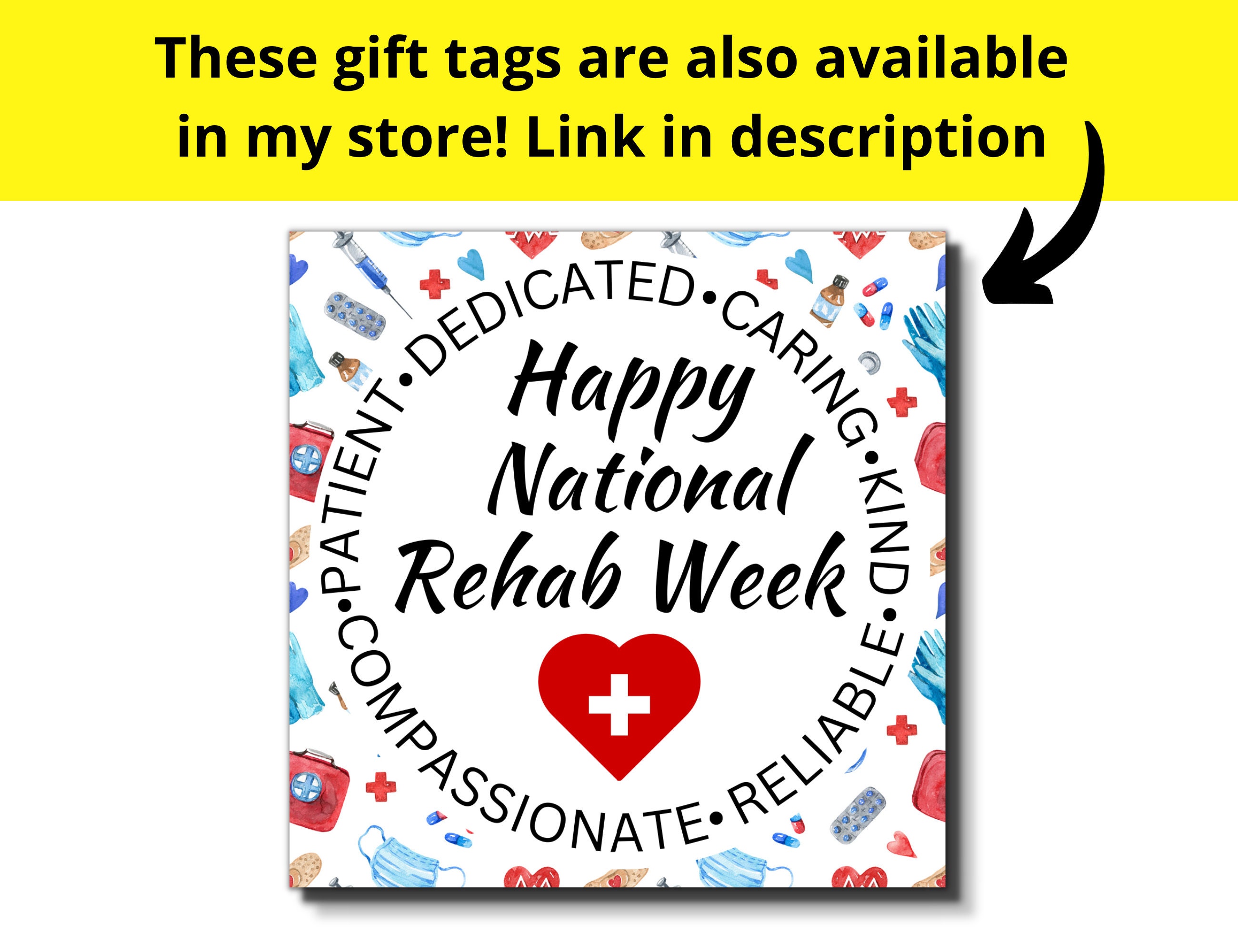 National Rehab Week Printable Bundle, Happy Rehabilitation Week, Rehab ...