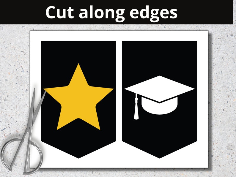 Happy Graduation Printable Banner Happy Graduation Sign - Etsy