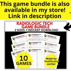 Radiologic Tech Week Printable Bundle, Radiology Tech Week, Pink Rad ...