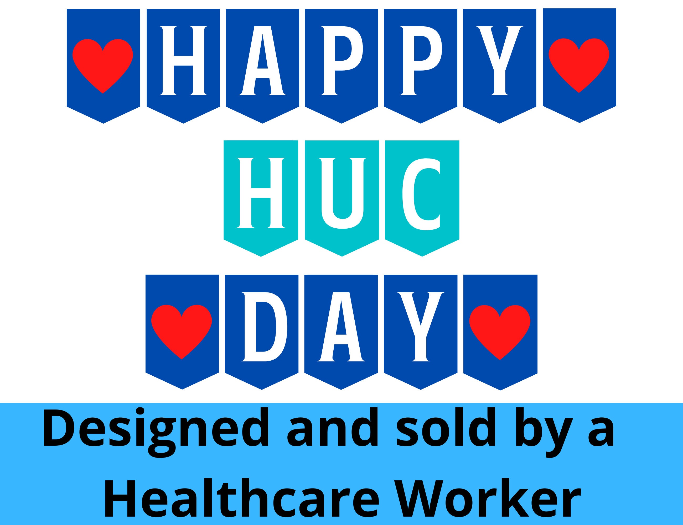 Health Unit Coordinator Day Printable Banner Happy HUC Day - Etsy