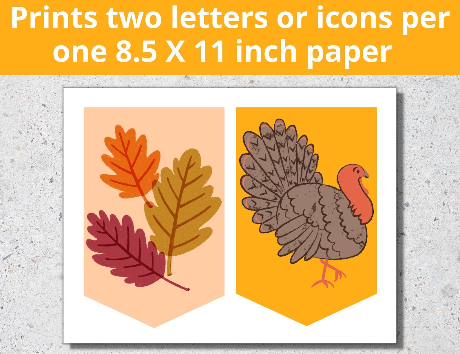 Friendsgiving Printable Banner Happy Thanksgiving Printable - Etsy