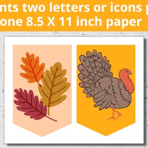 Thanksgiving Printable Banner, Happy Thanksgiving Printable Sign ...