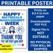 Materials Management Week Printable Sign, Happy Materials Management ...