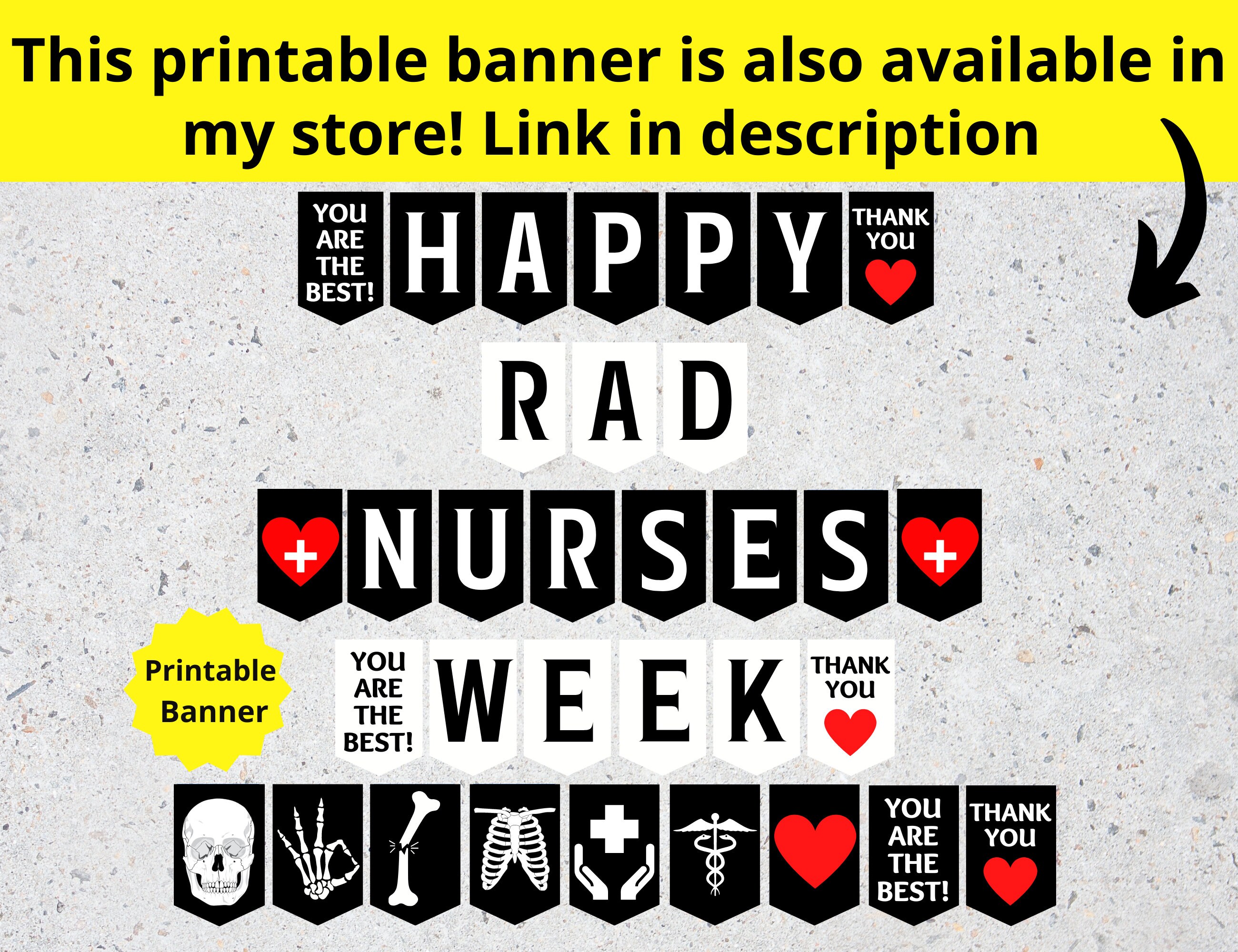 Radiology Nurses Day Printable Gift Tags, Radiological & Imaging Nurses ...