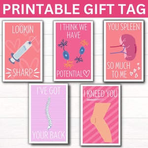 Funny Medical Valentine's Day Cards, 28 Pack Medical Pun Valentines ...