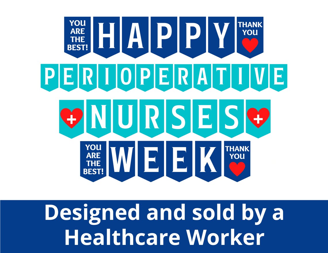 Perioperative Nurses Week Printable Banner, Perioperative Nurse Week ...