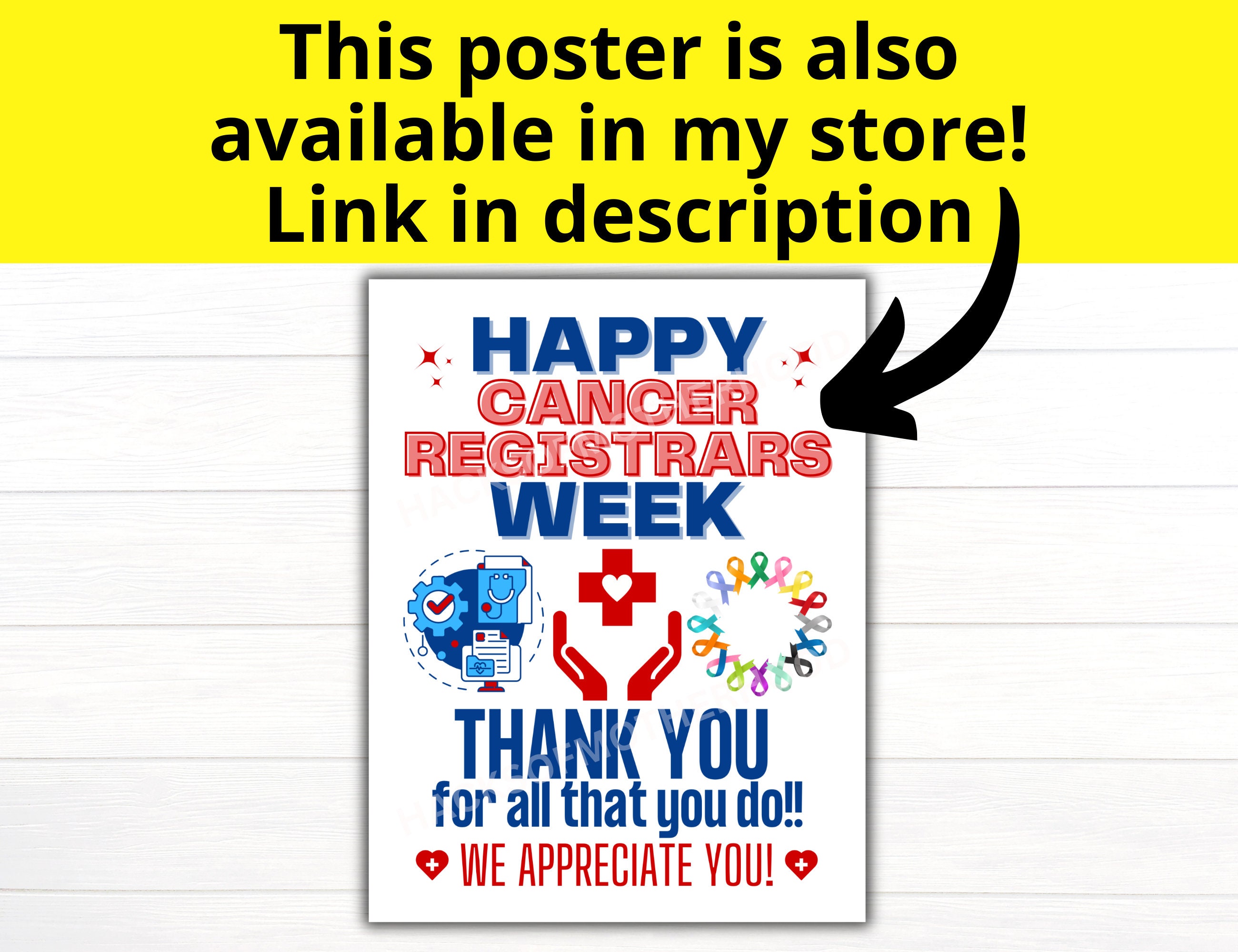 Cancer Registrars Week Printable Banner, National Cancer Registrar Week ...