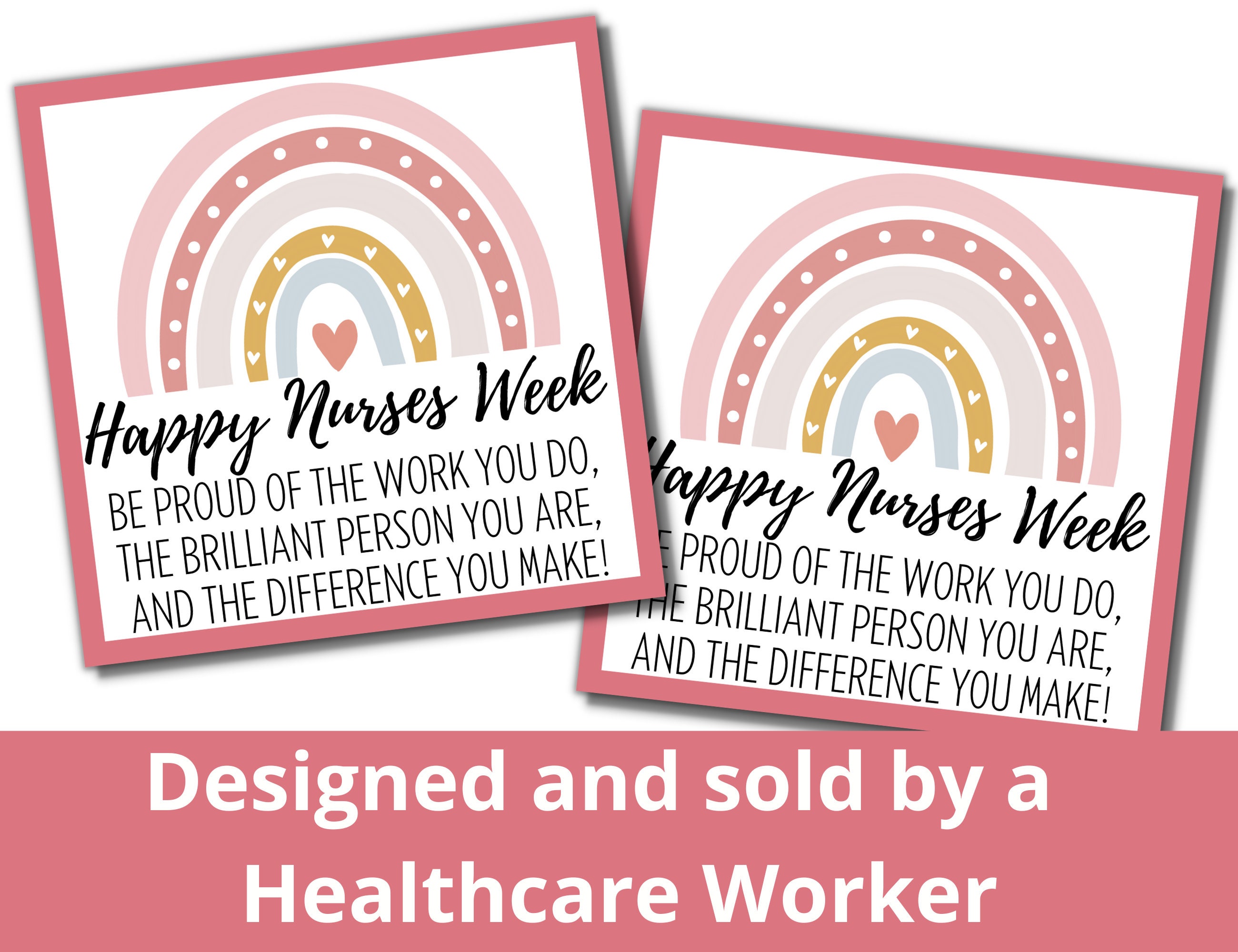 Nurses Week Printable Gift Tags, Happy Nurses Week, Nurses Day, Nurses ...