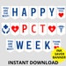 Patient Care Technician Week Printable Banner, Happy PCT Week Sign, PCT ...