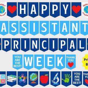 Assistant Principal Week Printable Banner Assistant Principal - Etsy