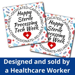 Sterile Processing Tech Week Printable Gift Tags, SPD Tech Week ...