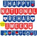 National Rehab Week Printable Banner, Happy Rehabilitation Week Sign ...