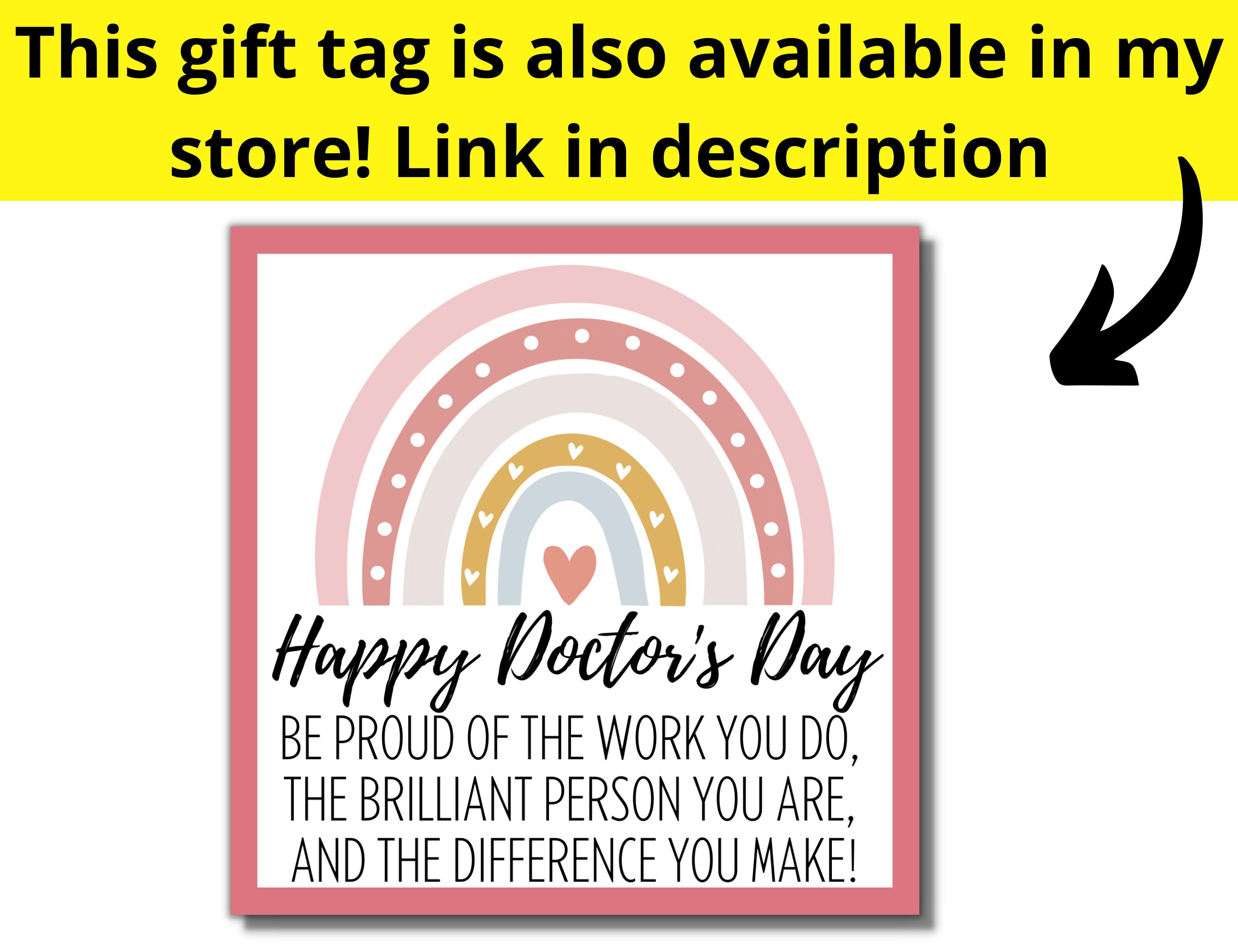 Doctors Day Printable Gift Tags Happy Doctors Day Gift - Etsy