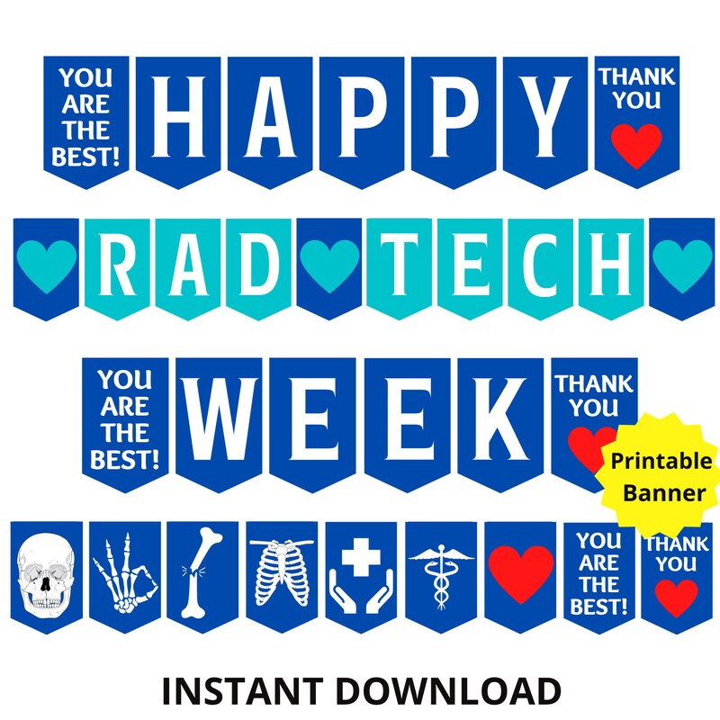 Rad Tech Week Banner - Etsy