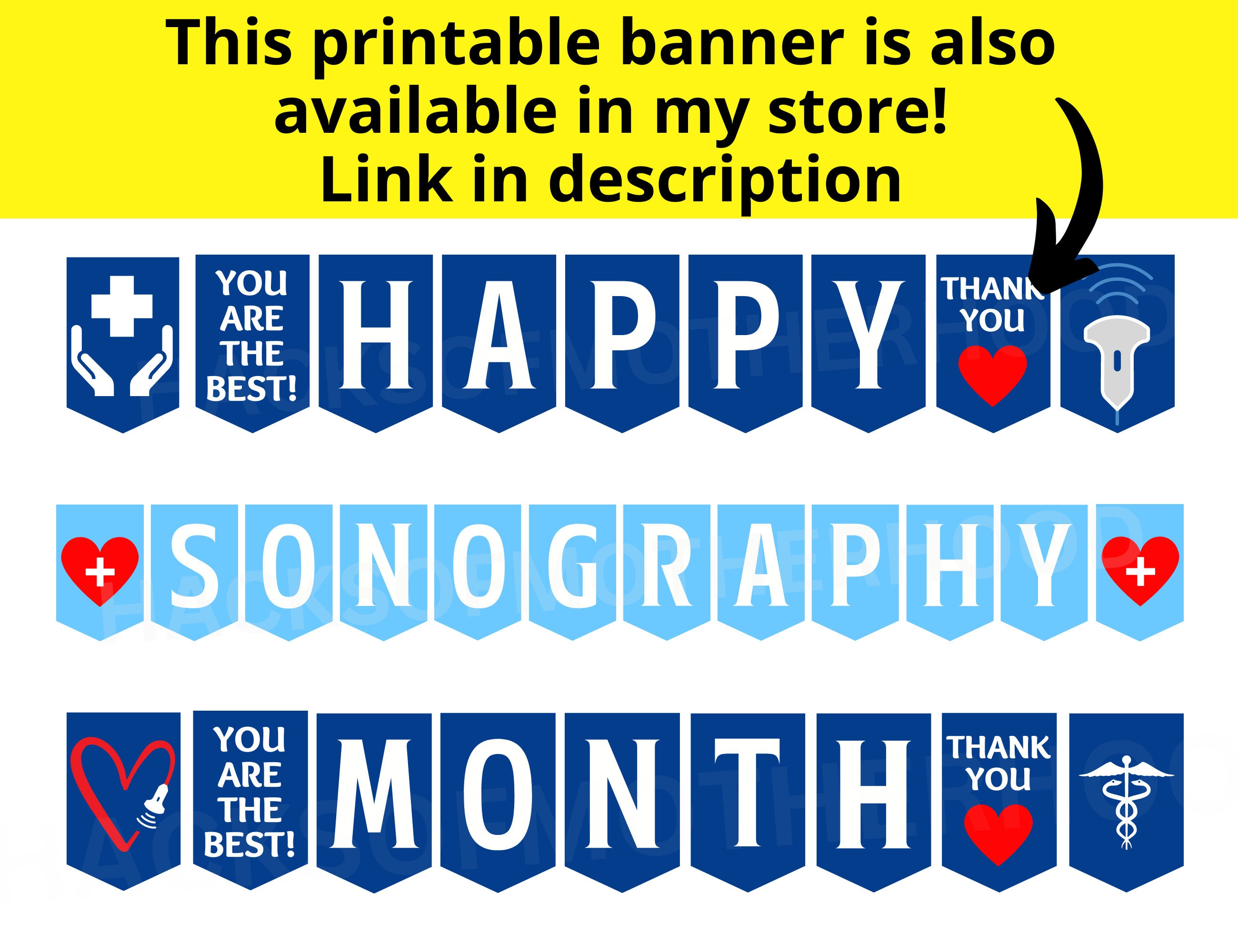 Sonography Month Printable Poster, Ultrasound Tech, Sonographer ...