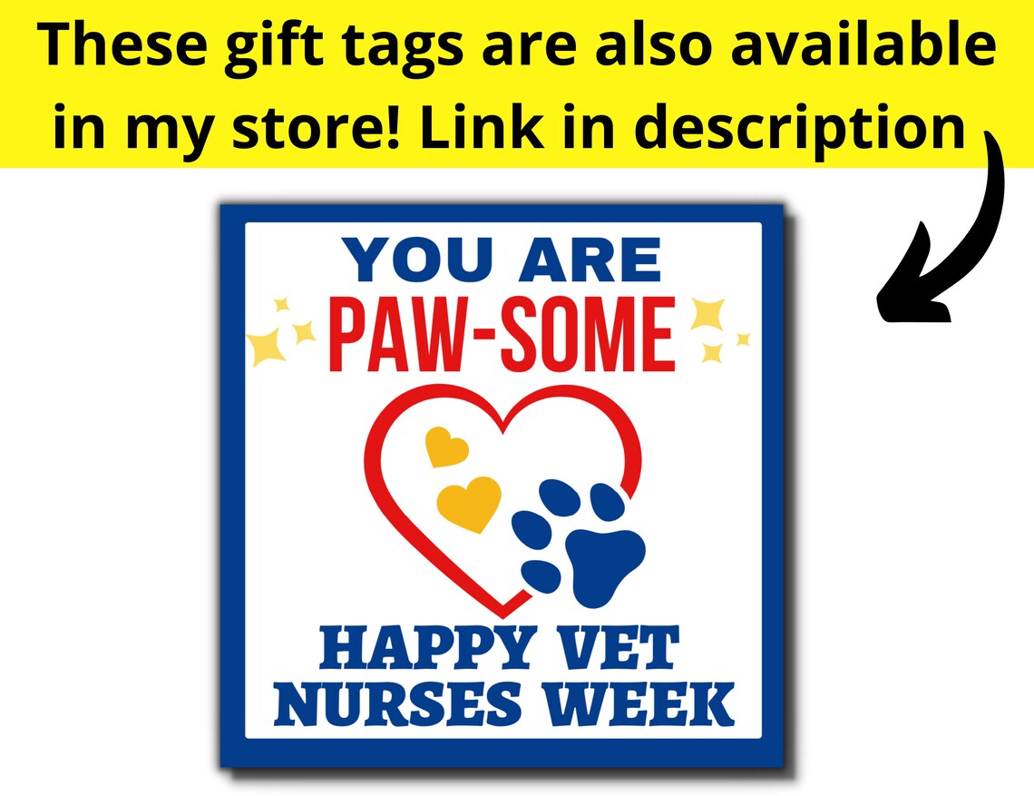 Veterinary Nurse Printable Banner, Happy Vet Nurse Sign, Veterinary ...