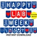 Happy Lab Week Printable Sign, Medical Laboratory Professionals Week ...