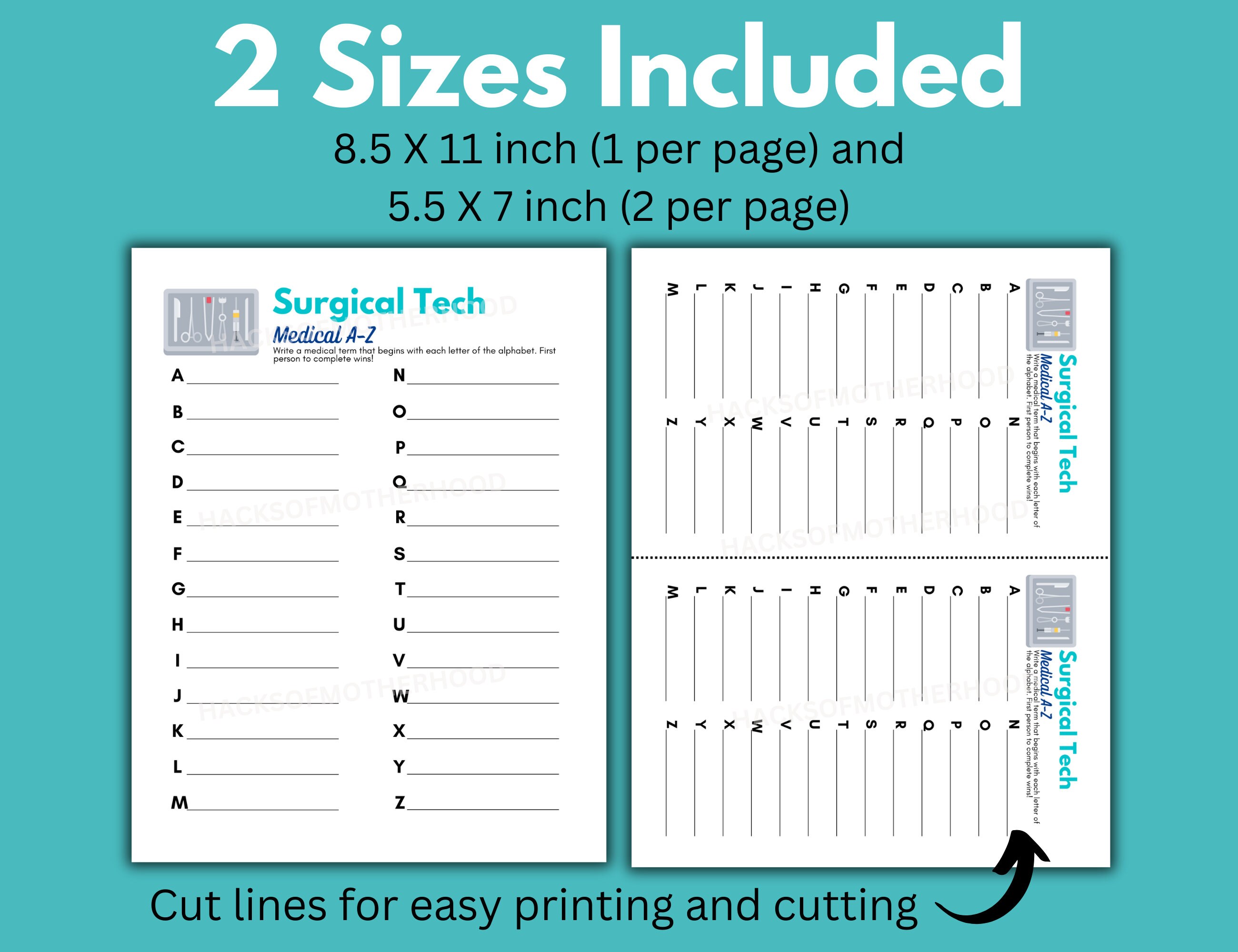 Surgical Scrub Tech Game Bundle, Surgical Technologist Week, Surgical ...