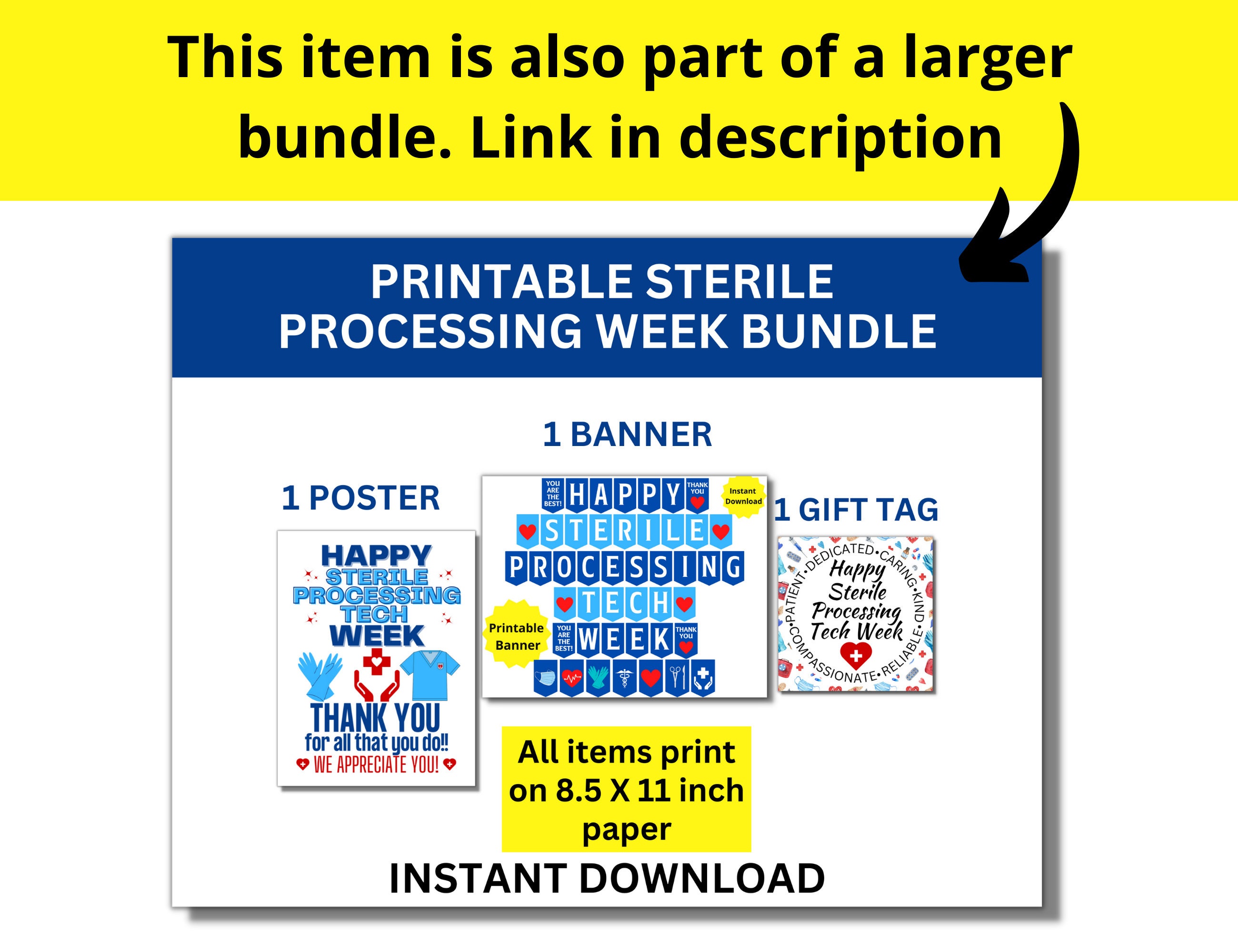 Sterile Processing Game Bundle, SPD Week, Central Service Week, Sterile ...