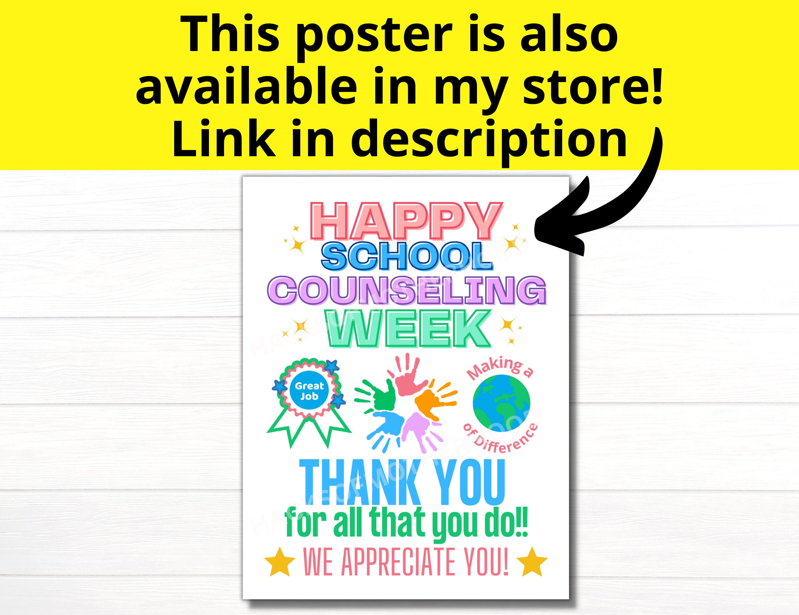 Happy School Counselor Week Printable Gift Tags, School Counselor Week ...