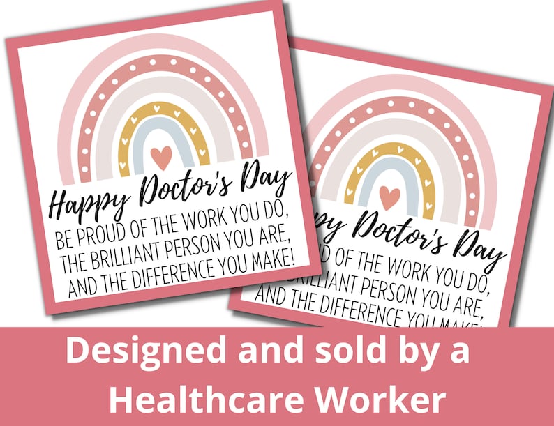 Doctors Day Printable Gift Tags Happy Doctors Day Gift - Etsy