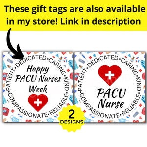 PACU Nurses Week Printable Banner, Perianesthesia Nurse Week Sign ...