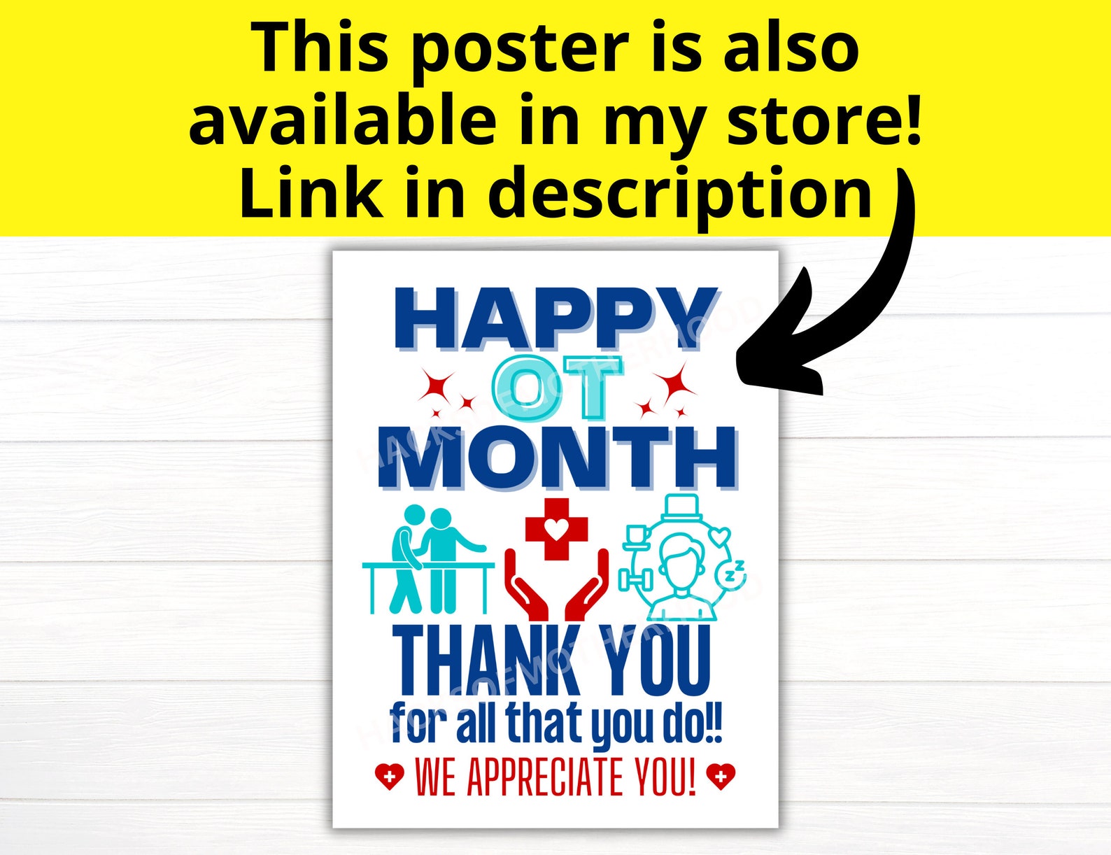 Occupation Therapy Month Printable Banner, OT Month Sign, Occupational ...