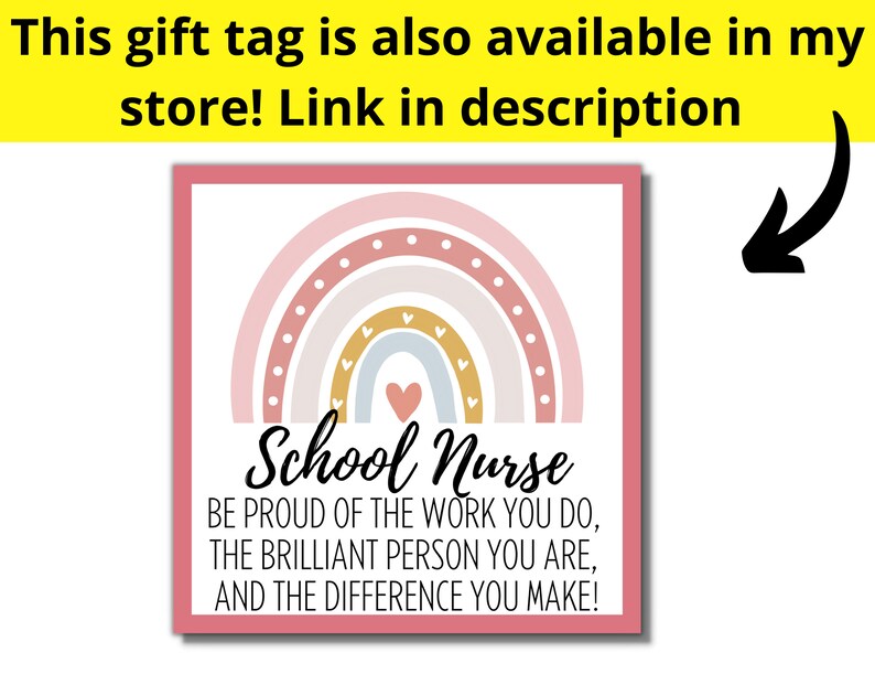 School Nurses Day Printable Poster, School Nurse Gift, Nurse Thank You ...