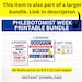 Phlebotomist Week Printable Poster Bundle, Phlebotomy Week Signs ...