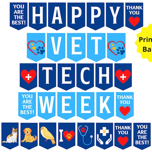 Veterinary Technician Banner - Etsy
