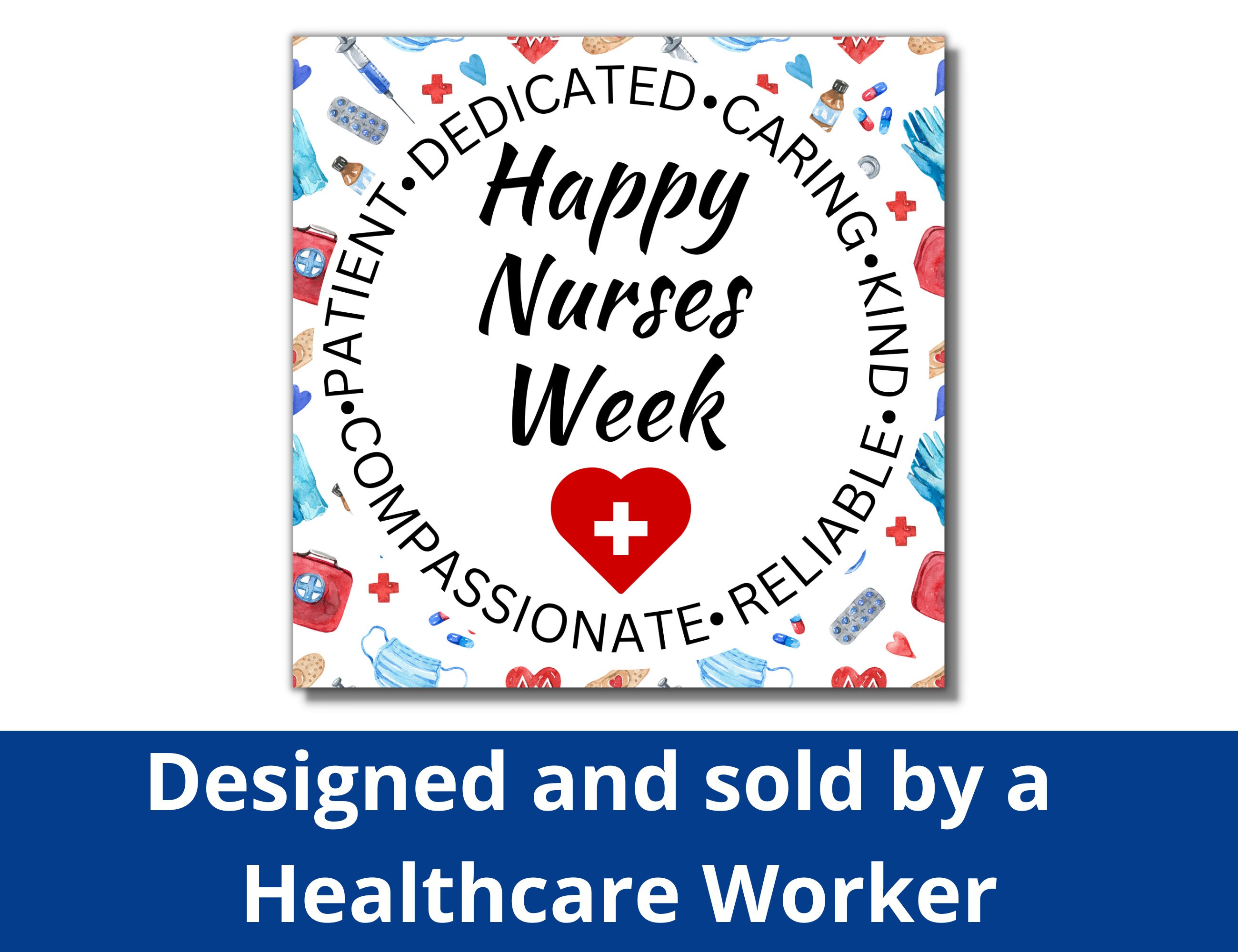 Nurses Week Printable Gift Tags, Happy Nurses Week Gift Tags, Nurse ...