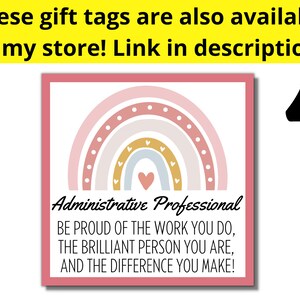 Administrative Professionals Day Printable Banner, Administrative ...