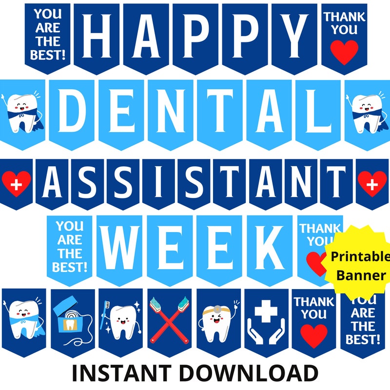 Happy Dental Assistant Week - Etsy