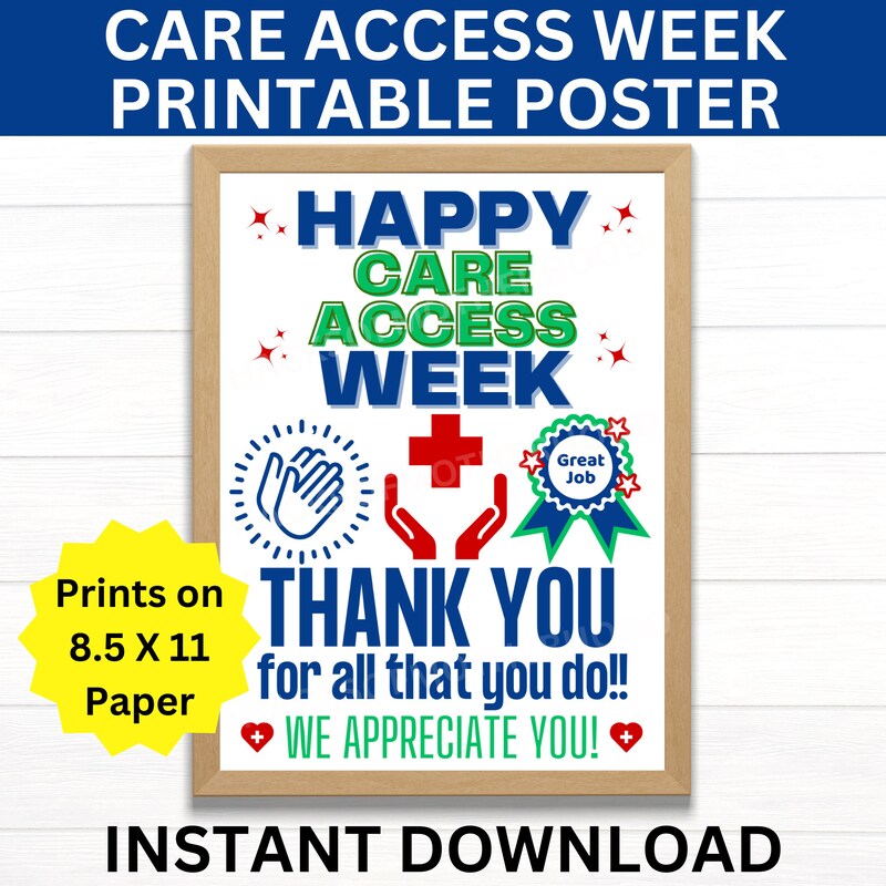 Patient Access Week Posters - Etsy