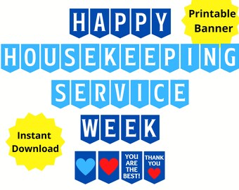 Housekeeping Week Banner - Etsy