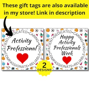 Activity Professionals Week Printable Banner, Activity Professionals ...