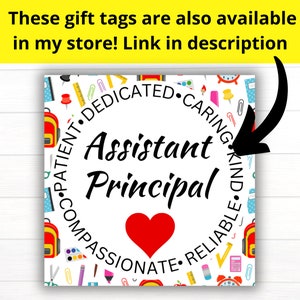 Assistant Principal Week Printable Bundle, Assistant Principal Week ...