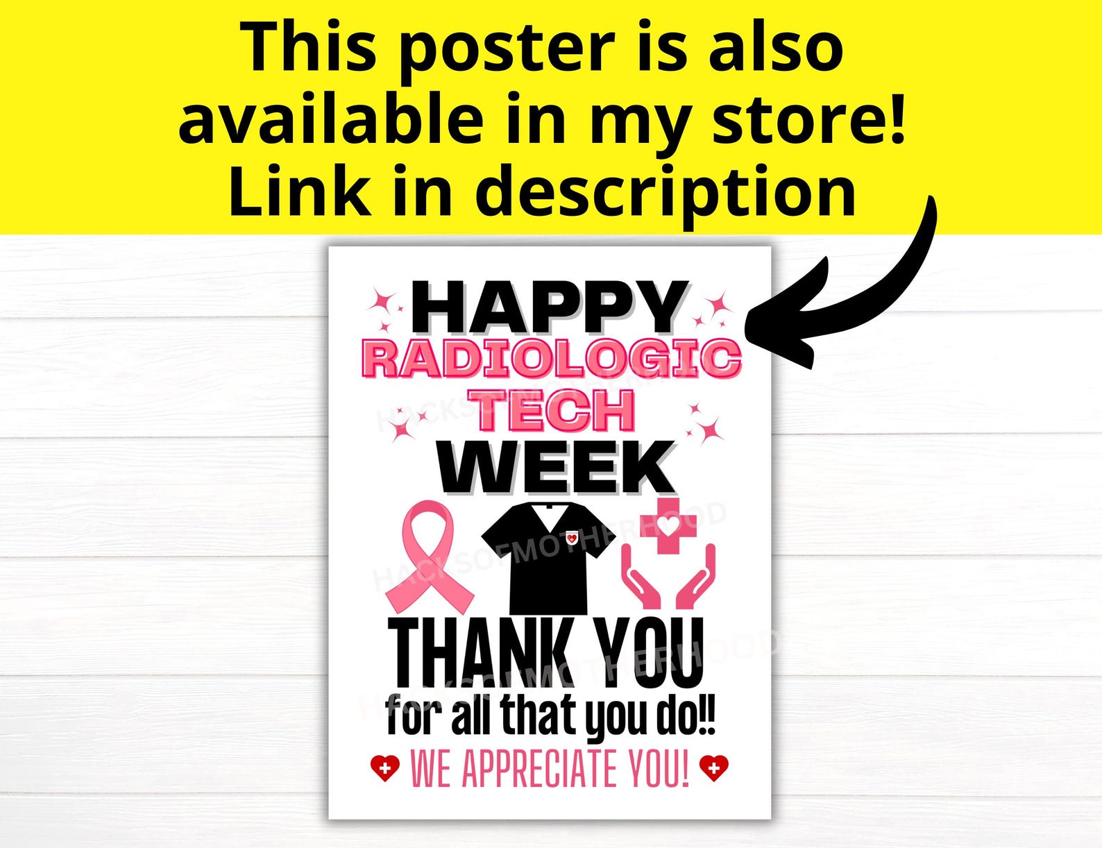 Radiologic Tech Week Printable Bundle, Radiology Tech Week, Pink Rad ...