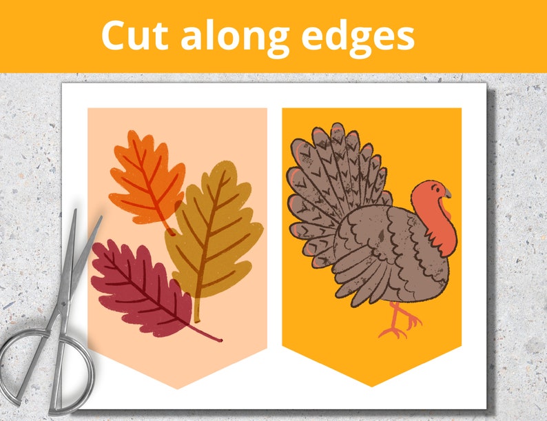 Thanksgiving Printable Banner, Happy Thanksgiving Printable Sign ...