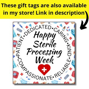 Sterile Processing Week Printable Sign, SPD Week, Central Service Week ...