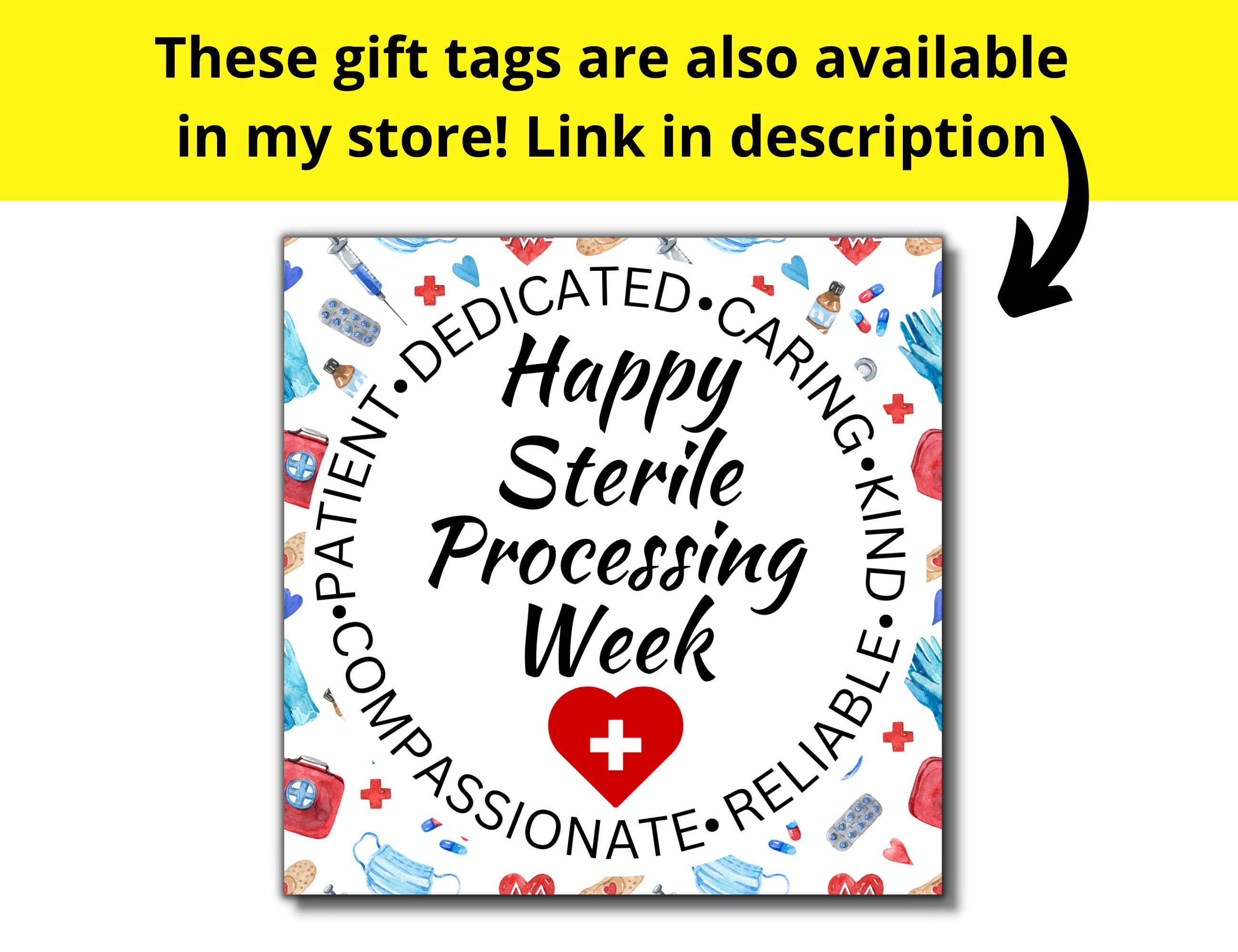 Sterile Processing Week Printable Sign, SPD Week, Central Service Week ...
