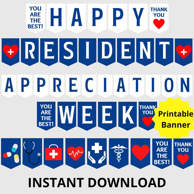 Thank a Resident - Etsy