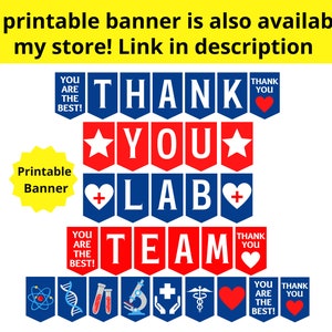 Funny Lab Week Printable Gift Tag Bundle, Medical Laboratory ...